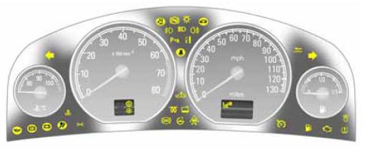 Vauxhall/Opel Vectra C Car Warning lights