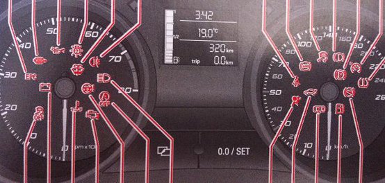 Seat Ibiza Kontrollleuchten