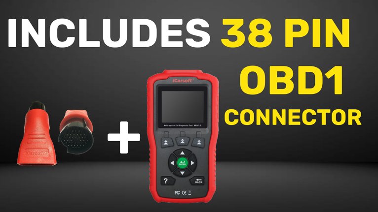 iCarsoft MB V1.0 + OBD1 38 PIN 2025 Enhanced Version OBD2 Scan ...